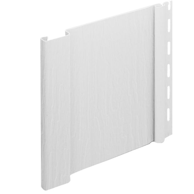 Kaycan Vertical Board & Batten Vinyl Siding in White - 7-in x 10-ft ...