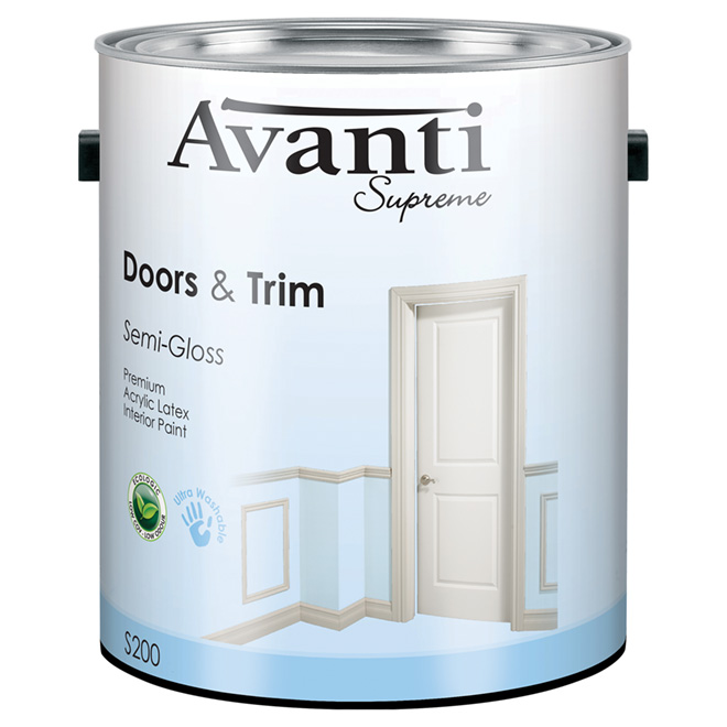 Avanti Supreme Interior Paint For Doors and Trim - Acrylic Latex ...
