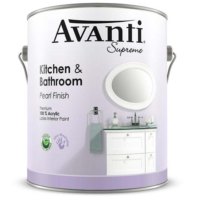 Avanti Supreme Interior Paint for Kitchen and Bathroom - 100% Acrylic ...