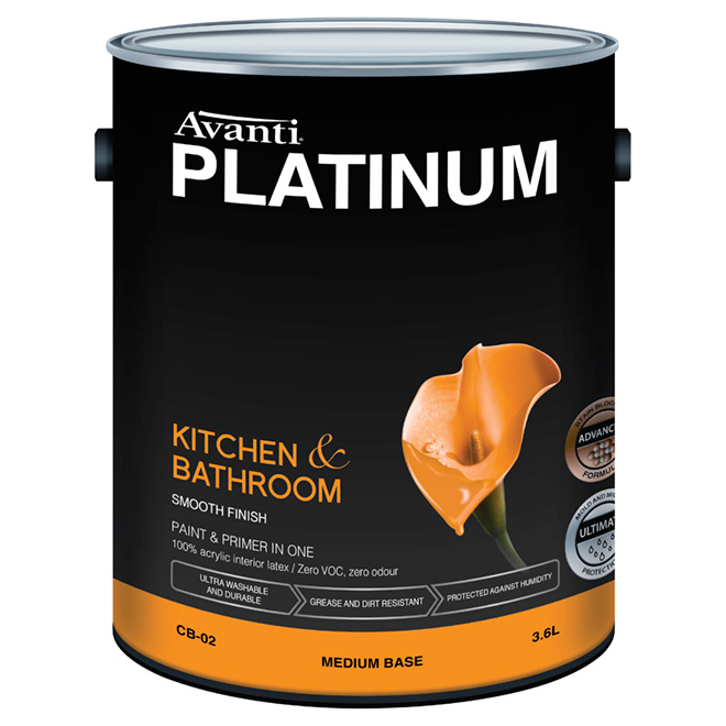 Avanti Platinum Kitchen and Bathroom Paint and Primer - Ultra Durable ...