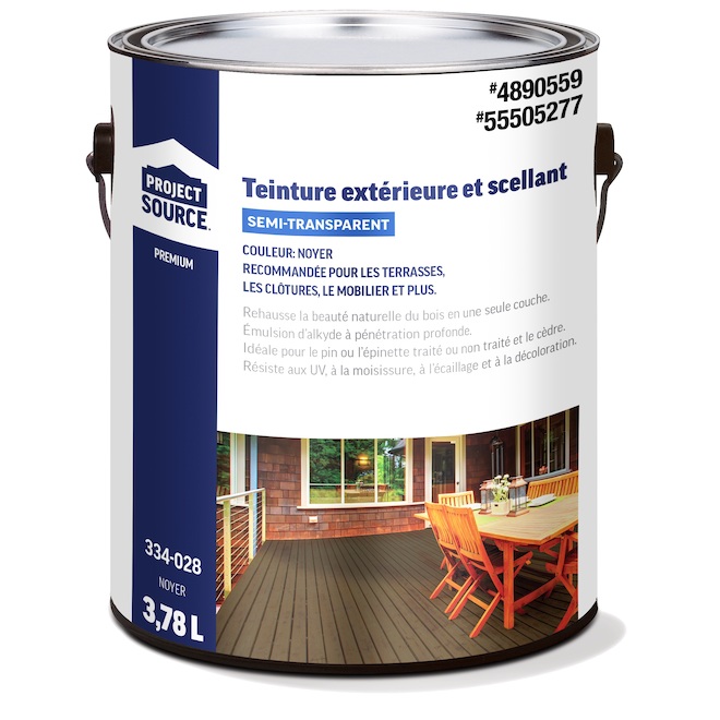 RONA Teinture et scellant semi-transparent d'extérieur pour le bois ...