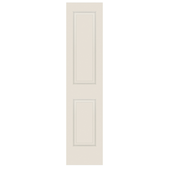 Metrie 18-in x 80-in Primed 2-Panel Square Smooth Interior Door Slab ...