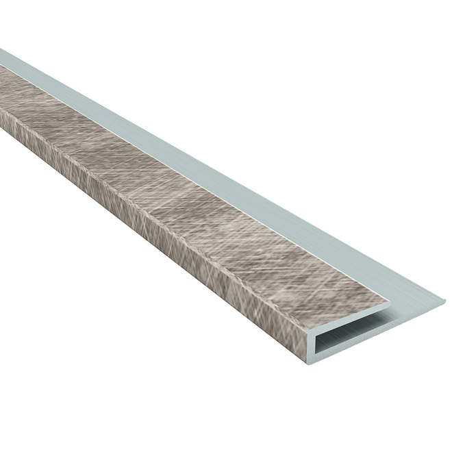 Silver "J" Trim Strip 5/8" x 18 x 1/4" 921-21 | RONA