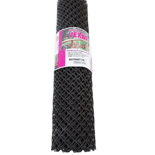 MEDALLION FENCE 50-ft x 4-ft Brown Mesh Lawn Fence L70YAR-BR | RONA