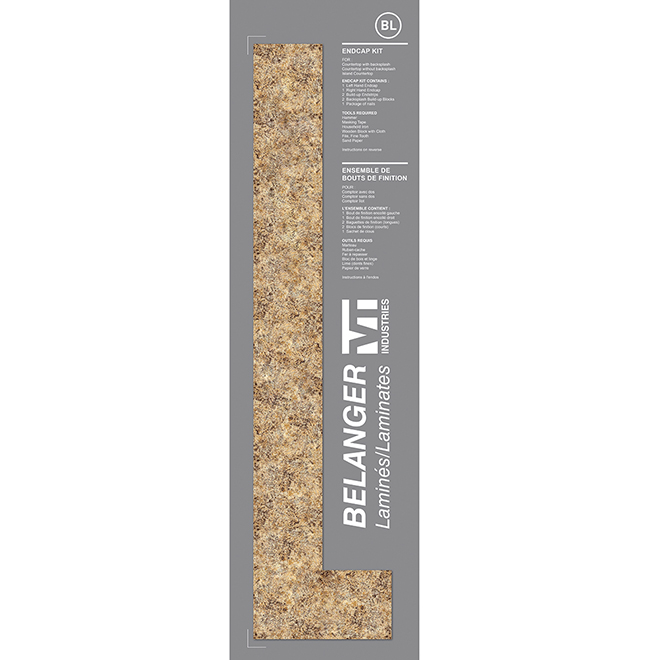 Belanger Laminates Countertop End Cap Kit - Laminate - Butterum Granite ...