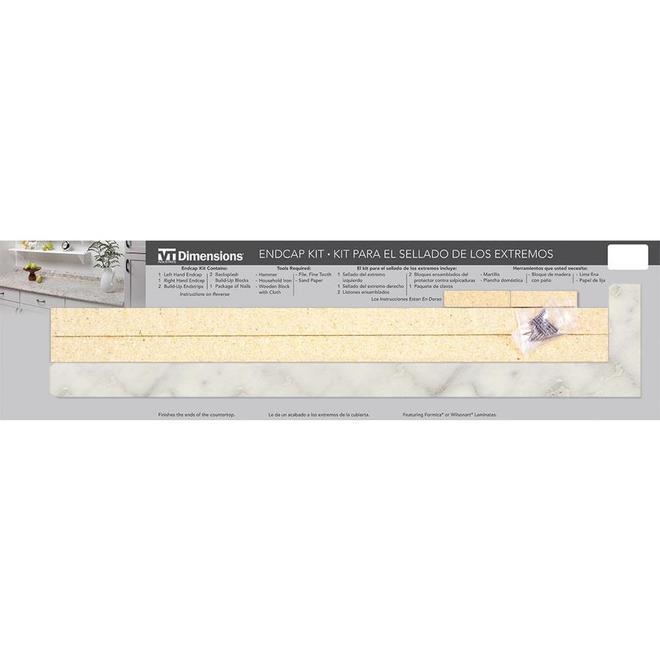 BELANGER Fine Laminate Countertops End Cap Kit for Laminate Counter Top ...