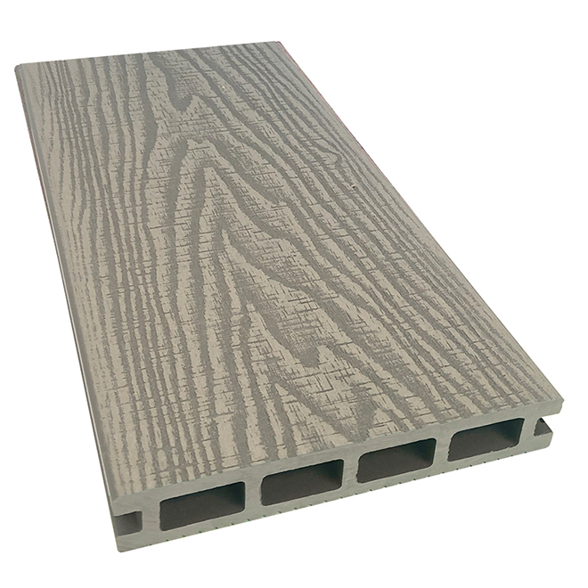 Elegance Prestige Decking Board - Light Grey - Rustic - Composite ...