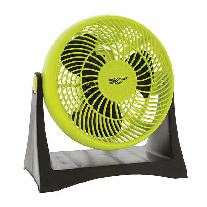 Comfort Zone Turbo Fan - 8'' - 3 Speeds - Lime CZHV8TLMCN | RONA