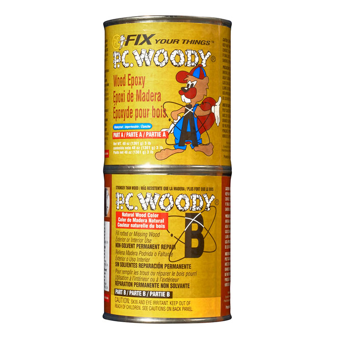 Pâte époxy adhésive Protective Coating pour le bois, beige, résistante ...