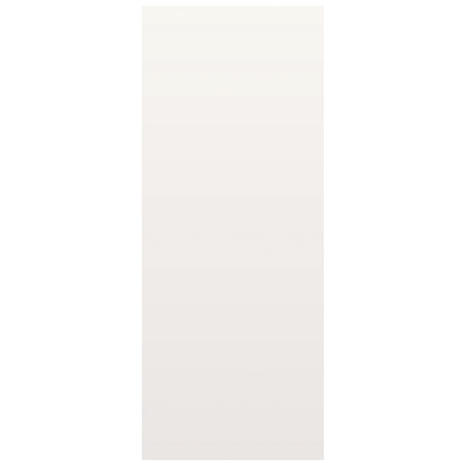 Metrie 18-in x 80-in Flush Primed Hardboard Door Slab - White ...