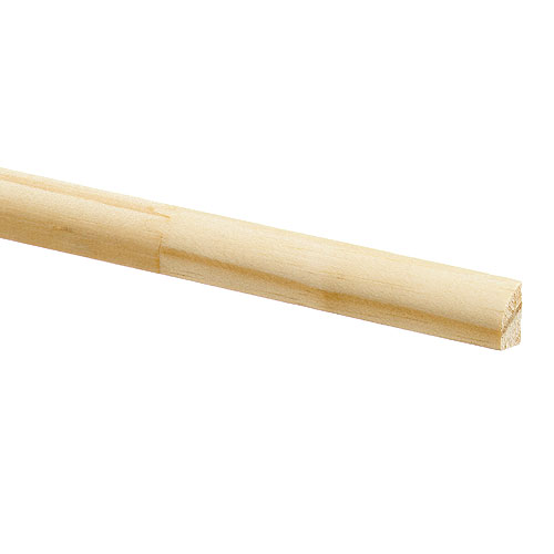 Quart de rond en pin 11/16 po x 11/16 po x 8 pi 1448350DISC | RONA