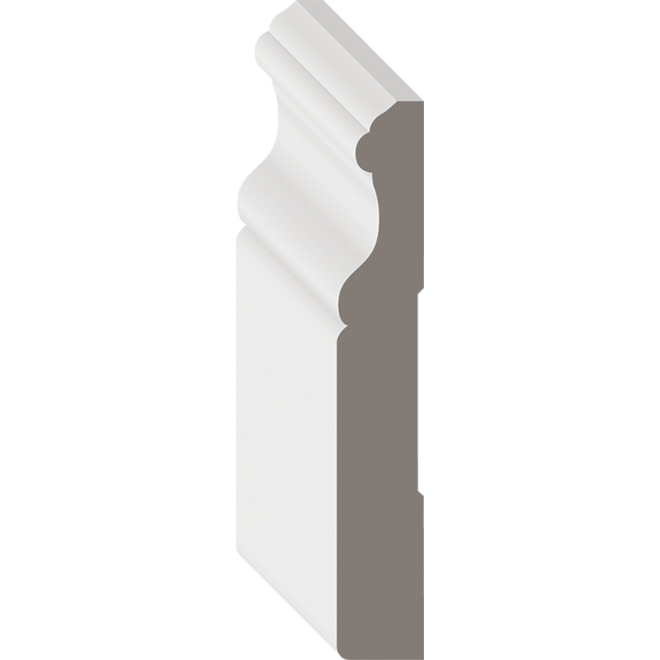 Metrie 5/8-in x 4-in x 14-ft MDF Baseboard 1328219 | RONA