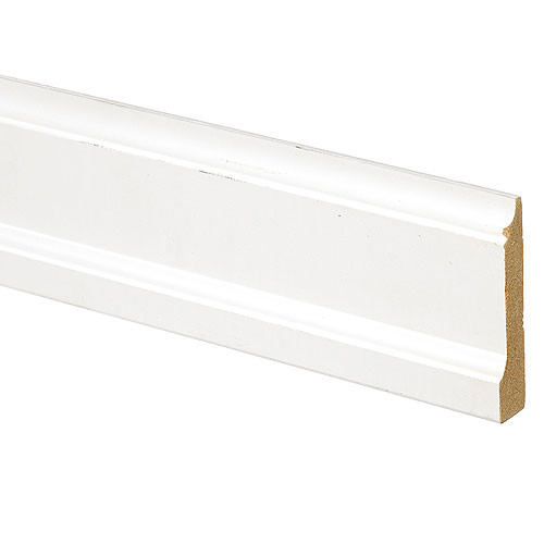 Metrie Window and Door Casing - Primed - White - MDF - 11/16-in T x 3 1 ...