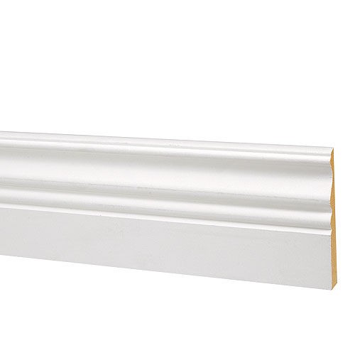 Metrie Indoor White Primed MDF Baseboard - Sold by Linear Foot MFPU205W ...