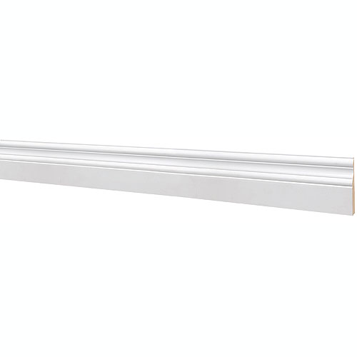 Metrie Primed Baseboard - 5/8-in T x 4 1/2-in W - White - MDF MTEK412 ...