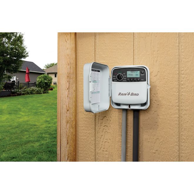Minuterie d'irrigation Rain Bird intérieur extérieur 8 zones TRU8O | RONA