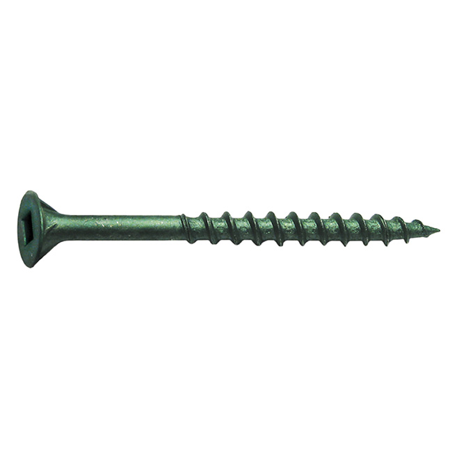 Precision Deck Screws - Flat Head - Steel - #8 x 3-in - Box of 1100 415 ...