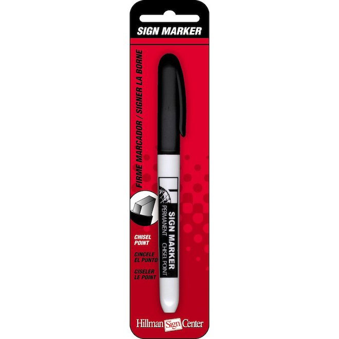 HILLMAN Black Permanent Sign Marker 848618 | RONA