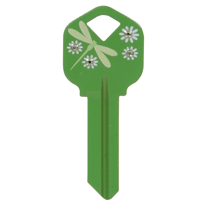 Hillman DIVA #68 Green Dragonfly Fashion House Key 87037 | RONA
