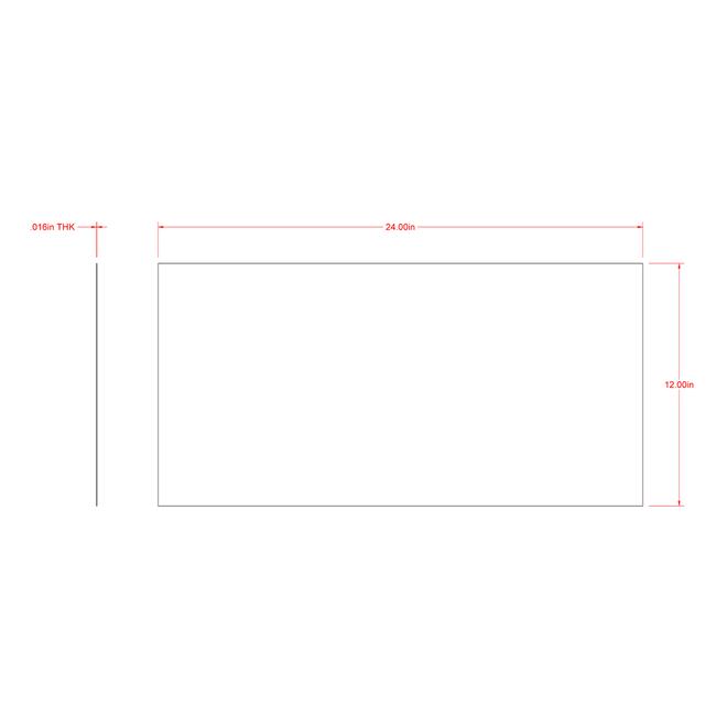 Hillman 12-in W x 24-in L Hot Dipped Galvanized Steel Solid Sheet Metal ...