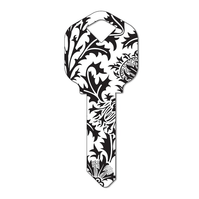 Hillman #66 Black/White Key Blank Scroll 94457 | RONA