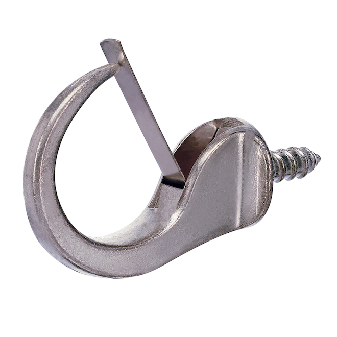 Hillman 1-1/4-in Nickel Plated Steel Safety Screw Hook 126693 | RONA