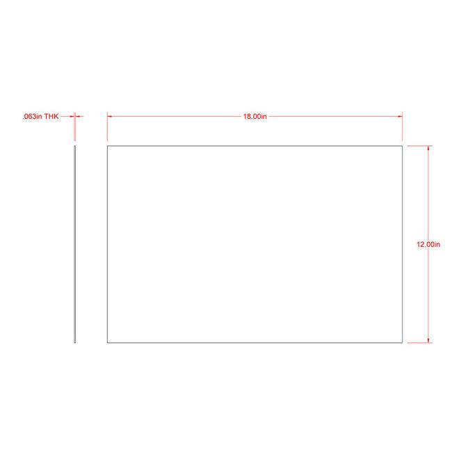 Hillman 12-in W x 18-in L Plain Cold Rolled Steel Weldable Solid Sheet ...