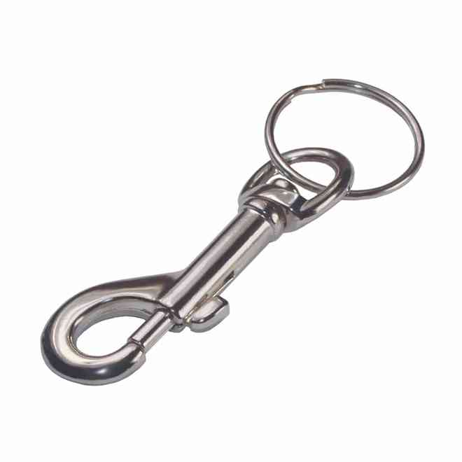 Hillman Snap Hook Key Ring 701306 | RONA