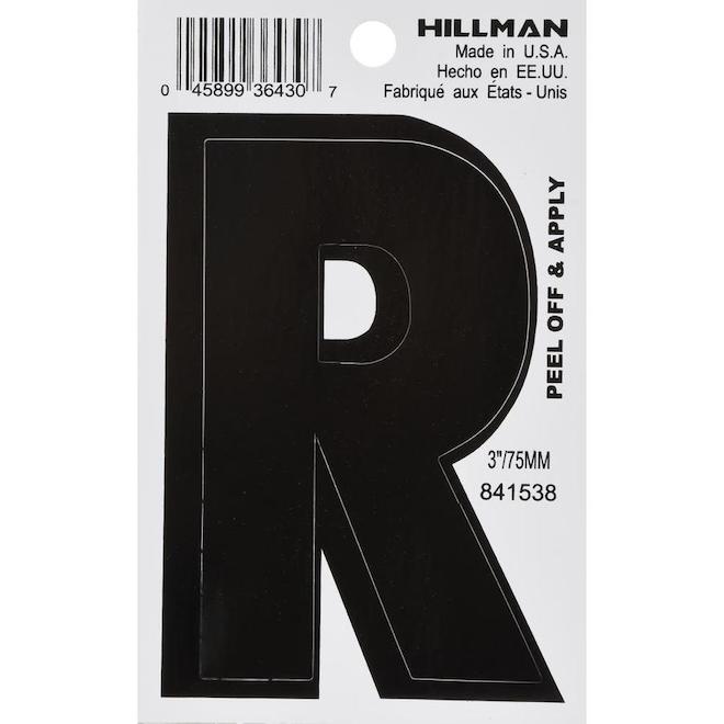 Hillman 3-in Black House Letter 841538 | RONA