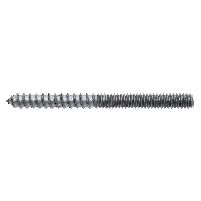 Hillman Hanger Bolt 3/8 x 3-in Dual-Thread Design Zinc-Plated Steel ...
