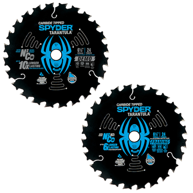 Spyder Tarantula Framing 10-in Steel Circular Saw Blade - 40 Tungsten ...