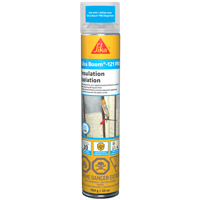 Sika Boom 121 Pro Yellow Insulating Polyurethane Foam Sealant - 27-oz ...