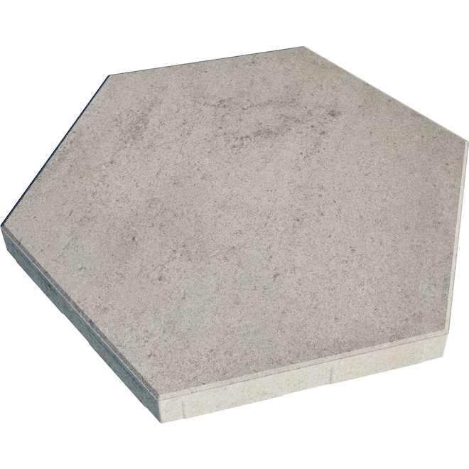 OLDCASTLE Old Castle Avalanche Concrete Patio Stone Hexagon 24-in ...