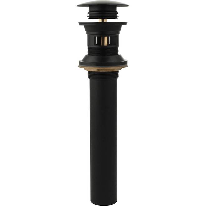 Master Plumber Pop-up Stopper with Drain for Bathroom Sink - Matte ...