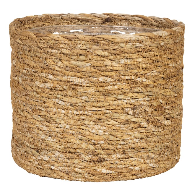 Scheurich Wicker Planter Cover of 17 cm - Hazelnut HG8795 | RONA