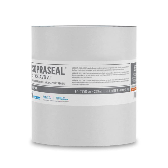 SOPREMA SOPRASEAL STICK AVB AT 6-in x 75-ft Acrylic Self-Adhesive ...