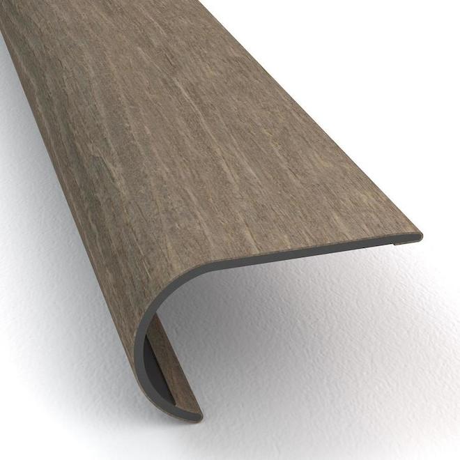 ProCore 2.5-in x 94-in River Oak Prefinished Oak PVC Stair Nosing ...