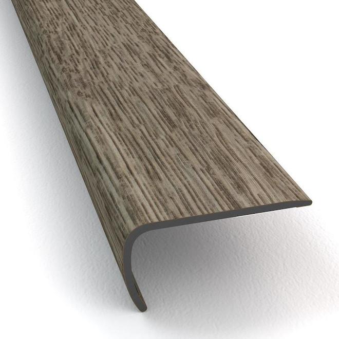 ProCore 2-in x 94-in Truffle Oak Prefinished Oak PVC Stair Nosing ...