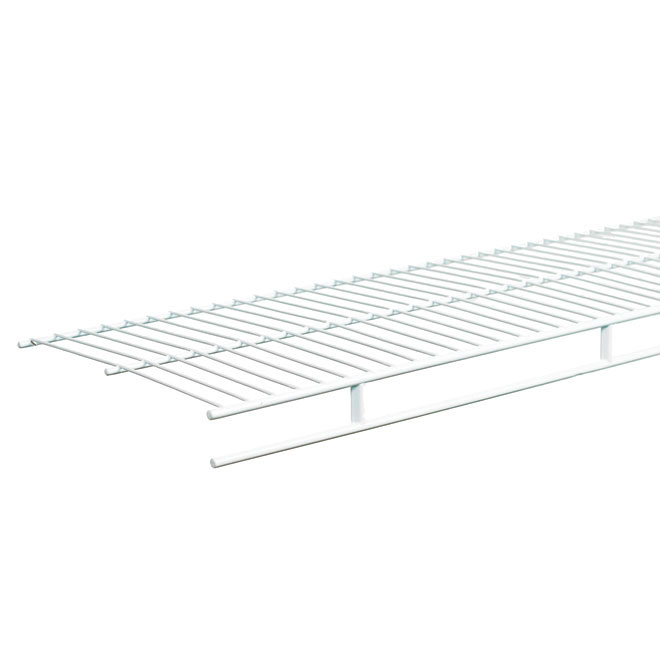 ClosetMaid Wire Shelf and Rod - 12-in x 96-in - White 107800 | RONA