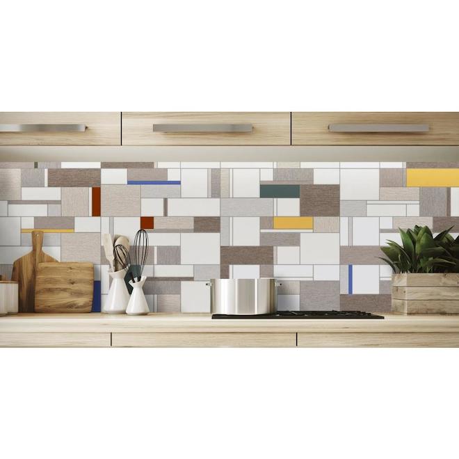 Della Torre Bastia White Ceramic Wall Subway Tile - 8-in x 20-in ...