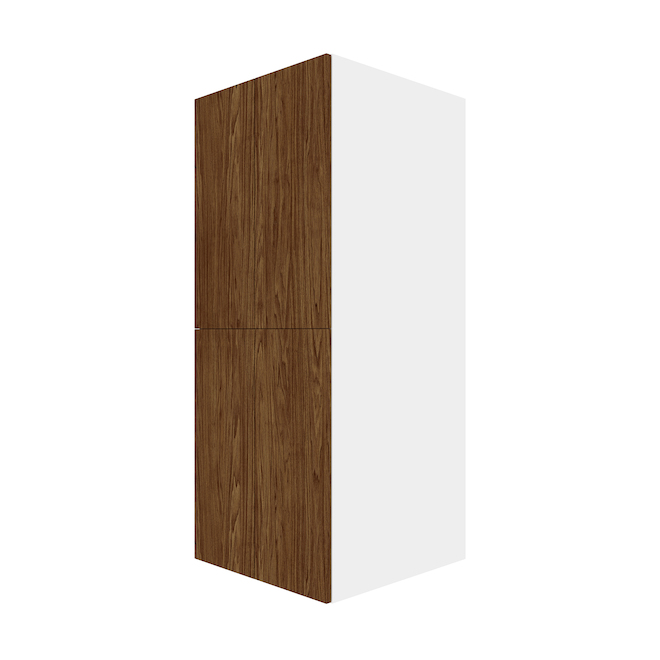 Eklipse Saphir Tall Pantry Cabinet 24 in 4 Doors Brown RD GM2458 FE RONA