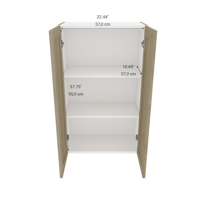 Caisson mural Collection Coral Eklipse 24 po x 39 po, grain de bois RD ...