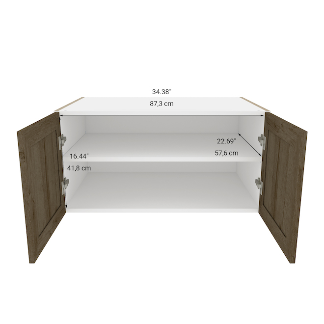 Petit caisson mural Collection Ruby Eklipse 36 po x 18 po, grain de ...