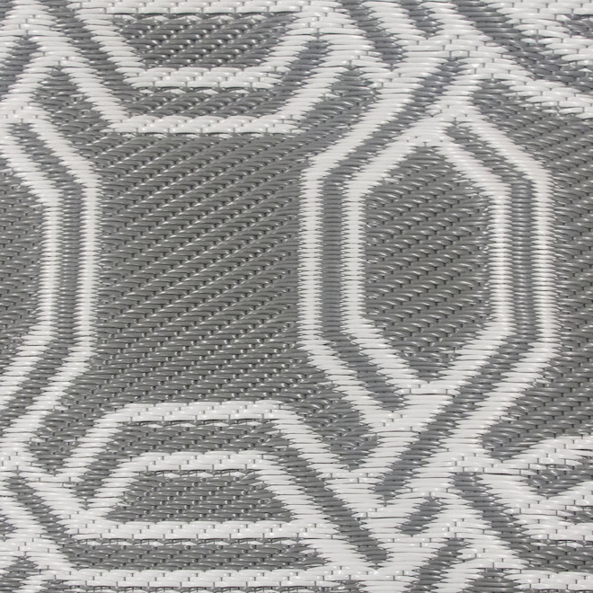 Multy Home 5-ft x 7-ft Grey Polyester Carpet MT1005443 | RONA