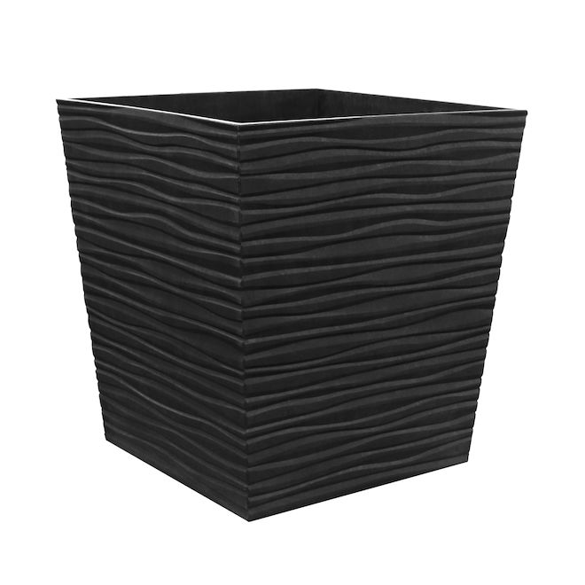 TIERRA VERDE Multy Home Cello Self-Watering Planter 14-in Recycled Materials with Optional ...