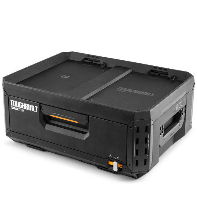 ToughBuilt StackTech Stackable Tool Box with 1 Drawer 21 x 16 x 8.8-in ...