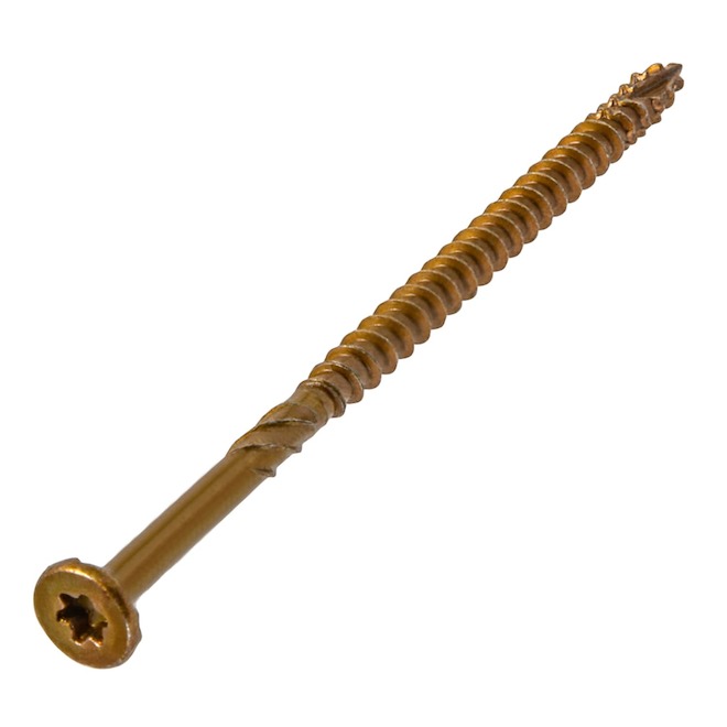 Vis à usage multiple R4 GRK en acier revêtu de Climatek bronze 12/14 x ...
