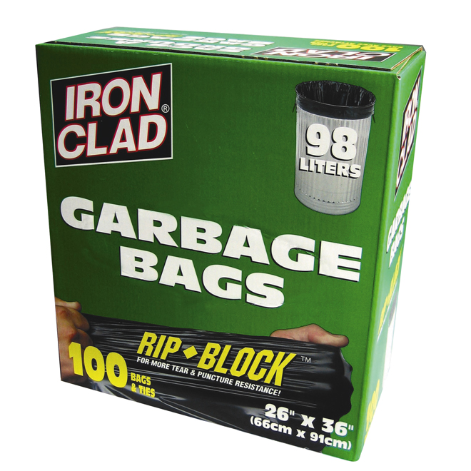 IRON CLAD Garbage Bags A2636100SL | RONA