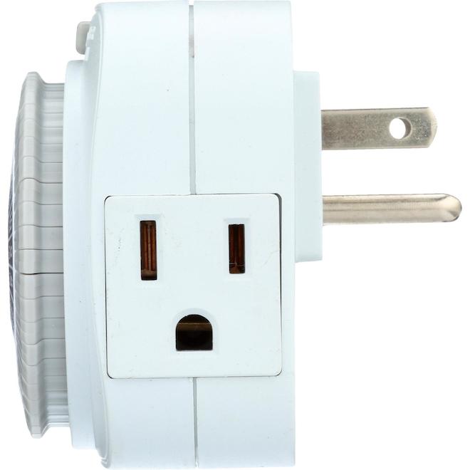 AmerTac Indoor Residential Plug-In Timer TM77DHBCAN | RONA