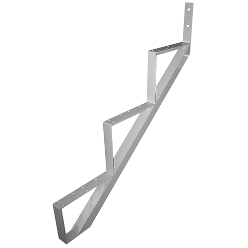 Pylex 3-Step White Painted Aluminum Stair Riser 14023 | RONA